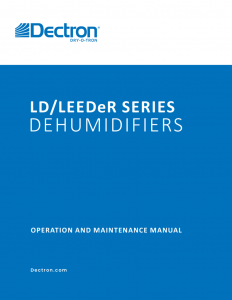 Dectron-manual – Dehumidified Air Services