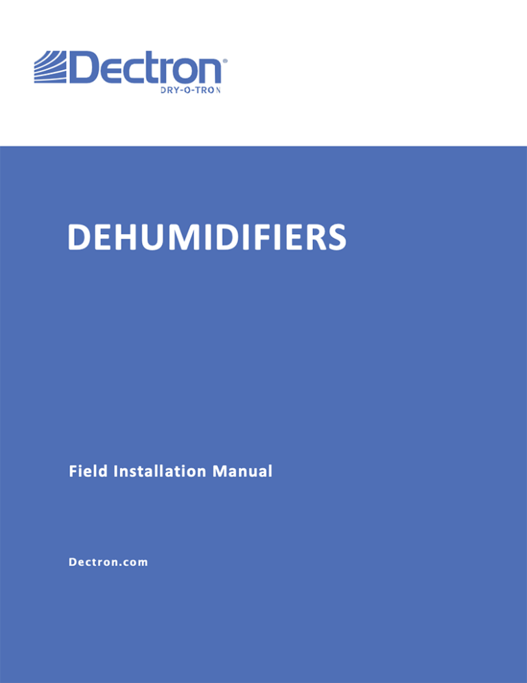 Dectron-manual – Dehumidified Air Services
